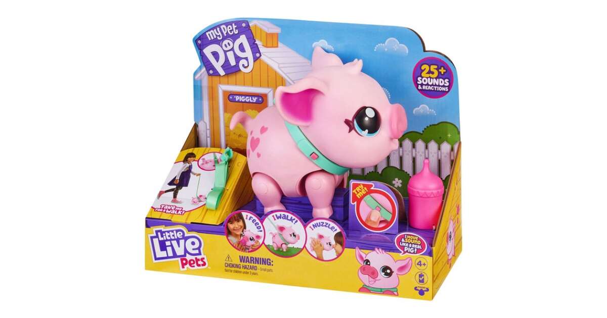Little Live Pets: Pinki the piglet #pink | Pepita.com