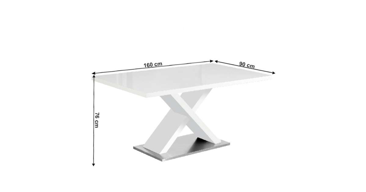 FARNEL fehér mdf étkezőasztal | Pepita.hu