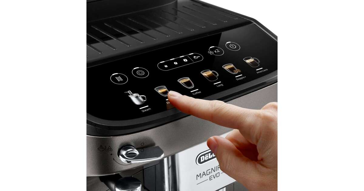 DeLonghi Magnifica Evo ECAM290.42.TB Automata kávéfőző, Tejhabosító ...