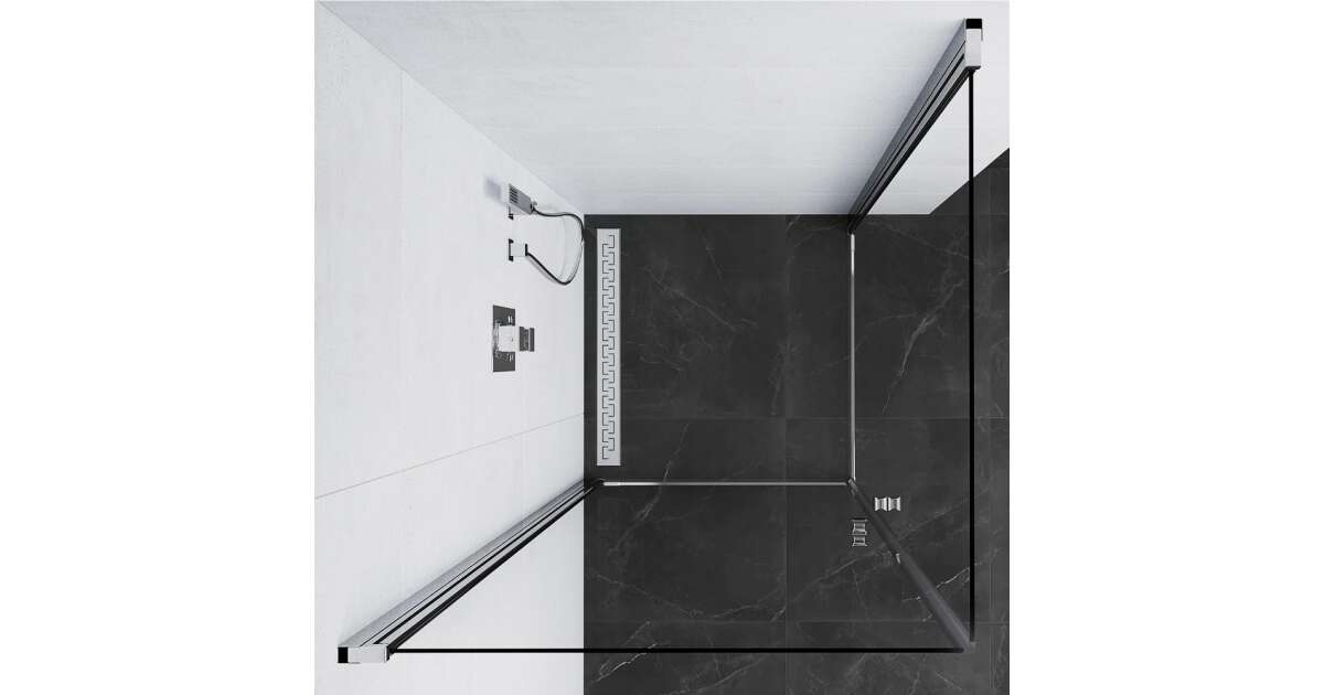 Mexen Pretoria Duo 70X70/80X80/90X90/100X100 cm szögletes két ...