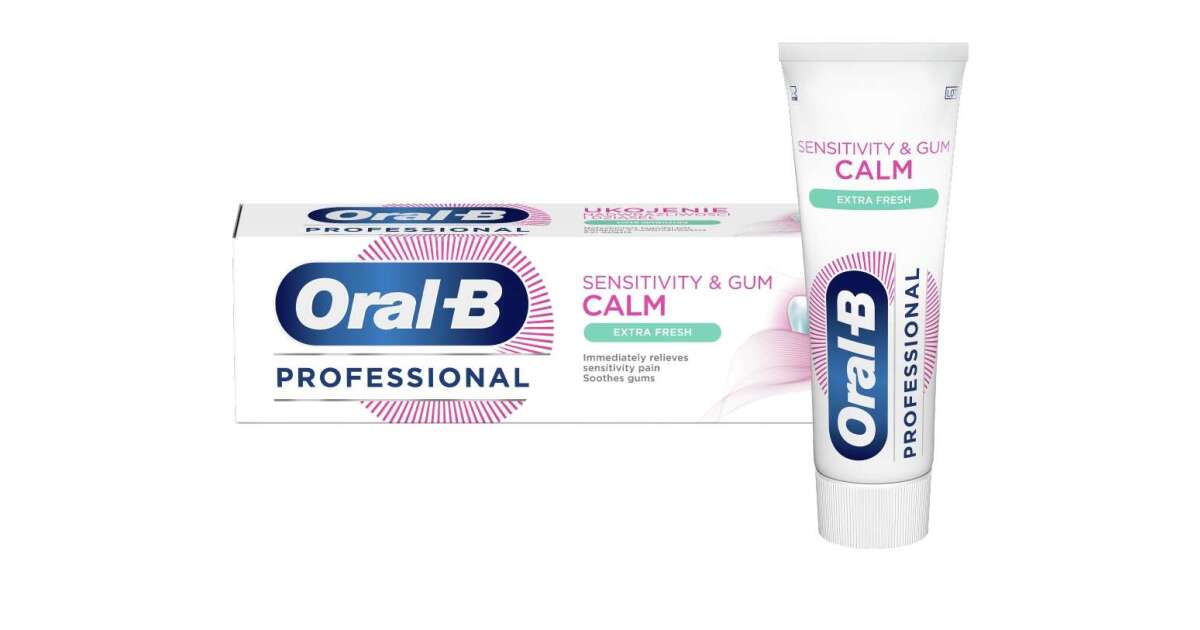 Oral-B Professional Sens&Gum Calm Extra Fresh toothpaste 3x75ml ...