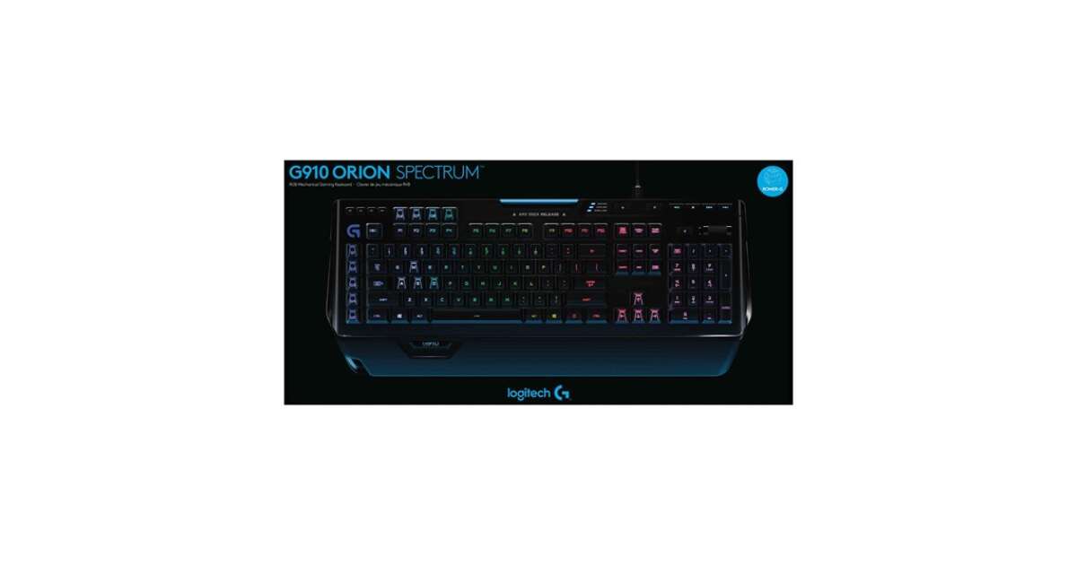 LOGITECH Billentyűzet - G910 Orion Spectrum RGB Gaming Vezetékes, US ...