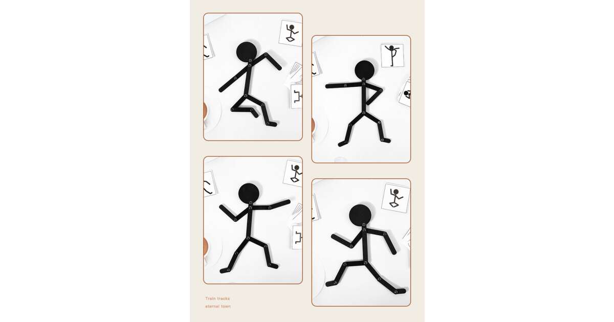 Pálcika sport ember (fa) - Wooden stick sport man | Pepita.hu