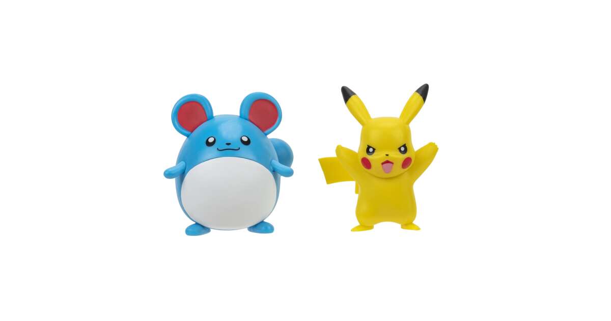 Pokémon Mini figura csomag - Marill & Pikachu 5 cm | Pepita.hu