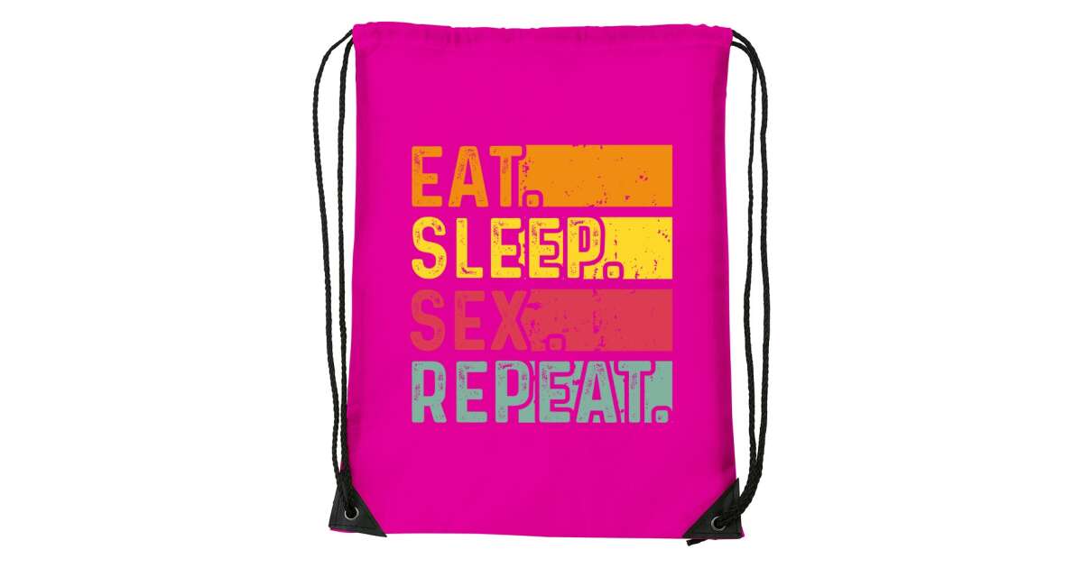Eat Sleep Sex Repeat Sport Táska Pepita Hu