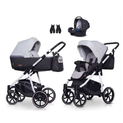 Riko Swift Natural 3in1 multifunkciós Babakocsi #szürke 2019 | Pepita.hu