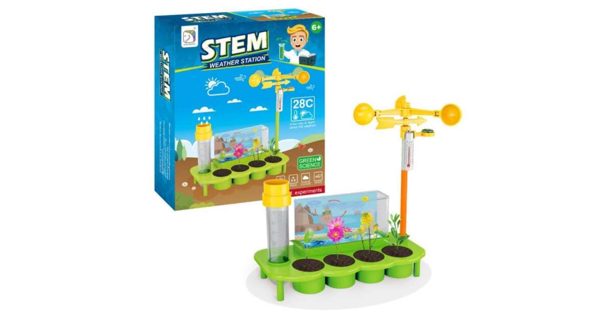 STEM Időjárás-állomás Palántázó Tálcákkal - Tudományos Játék | Pepita.hu