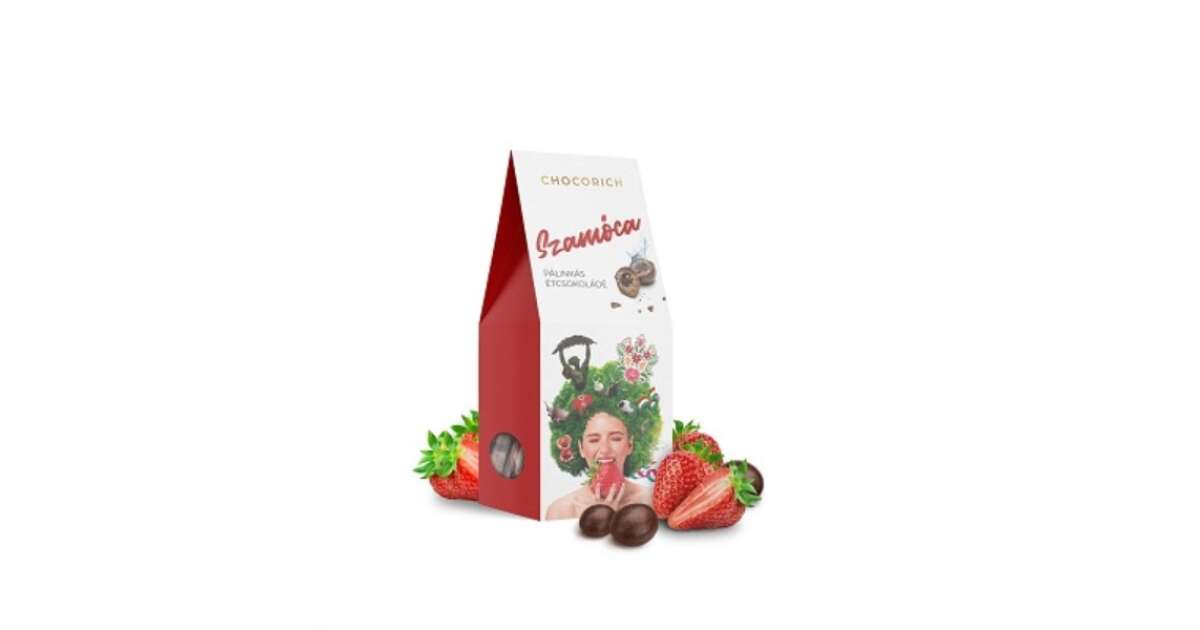 Chocorich szamóca pálinkás csoki 80g | Pepita.hu
