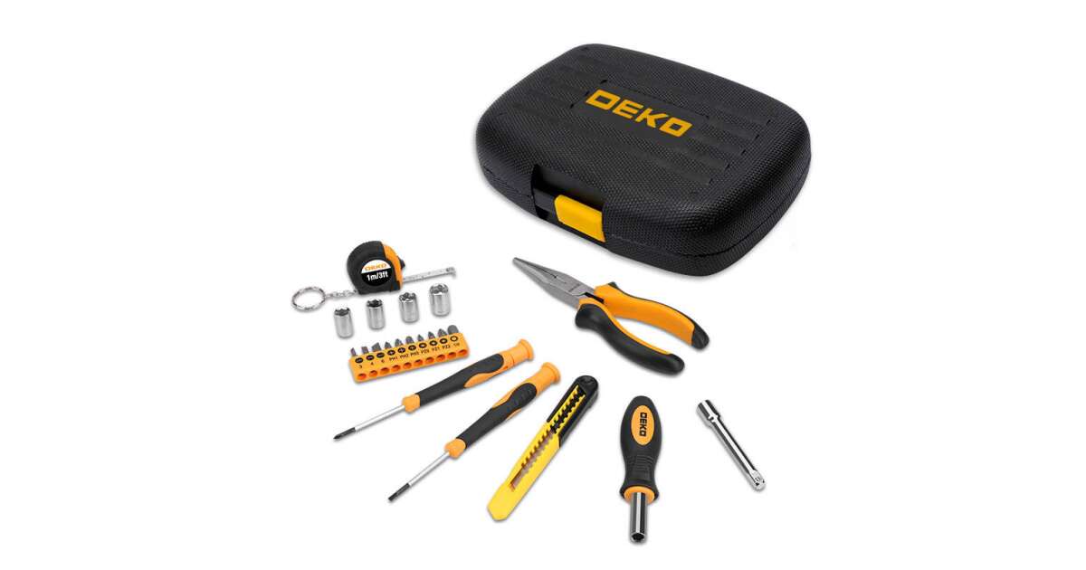 Deko Tools Kéziszerszámkészlet TZ21, 21 részes szerszámkészlet | Pepita.hu