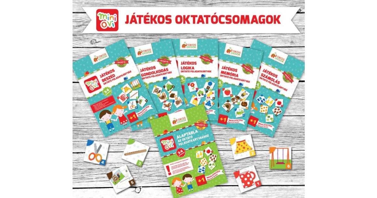 Mini Ovi – Játékos gondolkodás – feladatlap | Pepita.hu