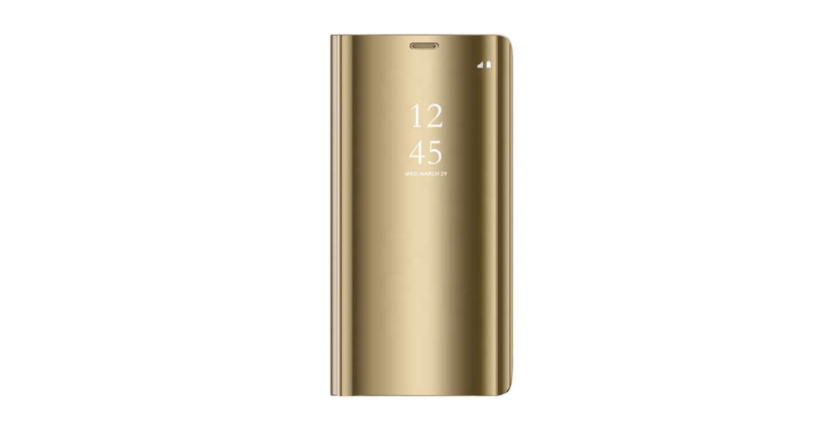 Smart Clear View tok Samsung Galaxy S22 Ultra arany | Pepita.hu