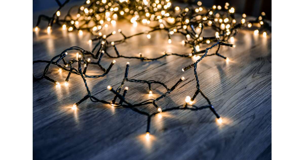 Dekortrend Kültéri LED Fényfüzér 360 db MELEG FEHÉR LED-del | Pepita.hu