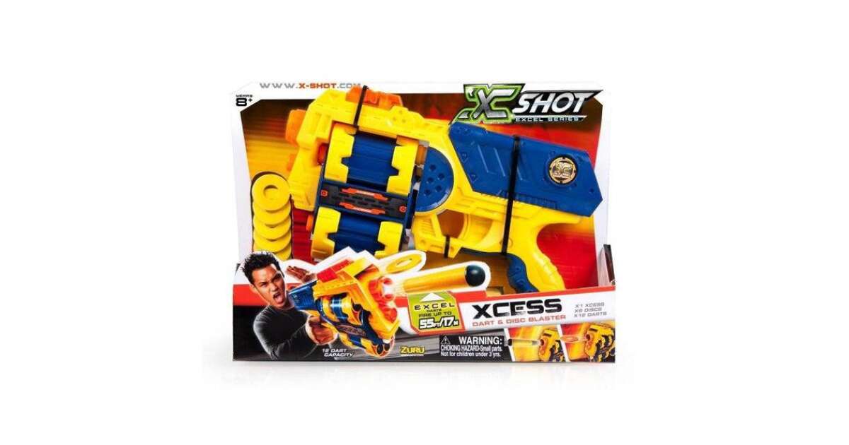 Xshot Excel Xcess - Forgótáras szivacslövő játékpisztoly | Pepita.hu
