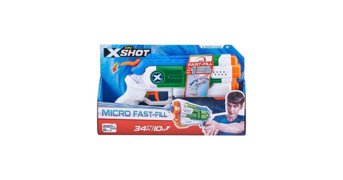 X-Shot Micro Fast Fill gyorstöltő vizipisztoly | Pepita.hu
