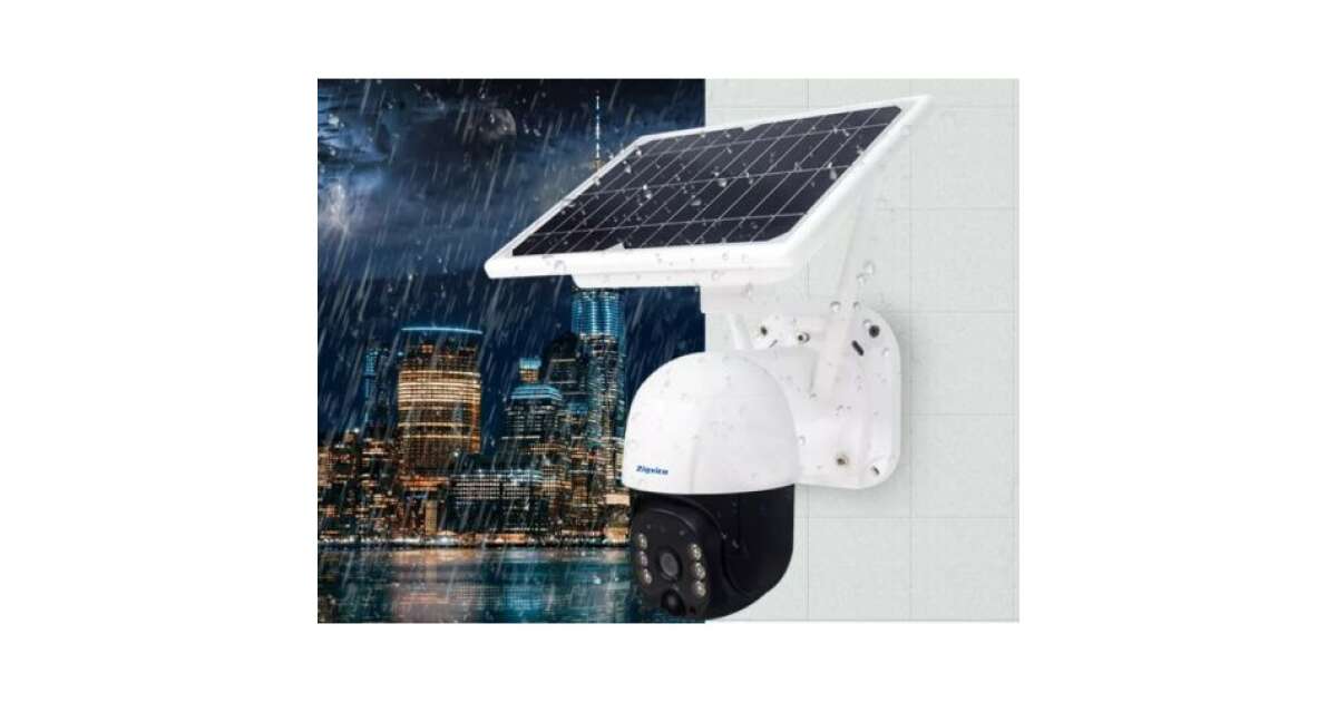 4G Sim kártyás vezeték nélküli napelemes IP kamera 1288P-3MP ICSee ...