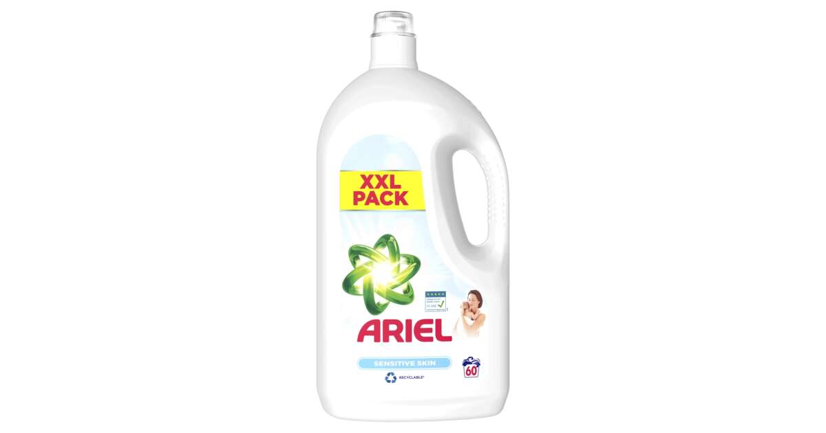 Ariel Sensitive Liquid Detergent 3,3L 60 washes | Pepita.com