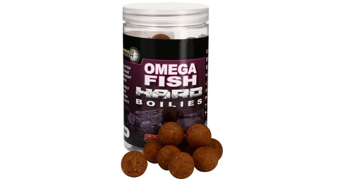 Starbaits omega fish hard boilies 20mm 200g horog bojli | Pepita.hu