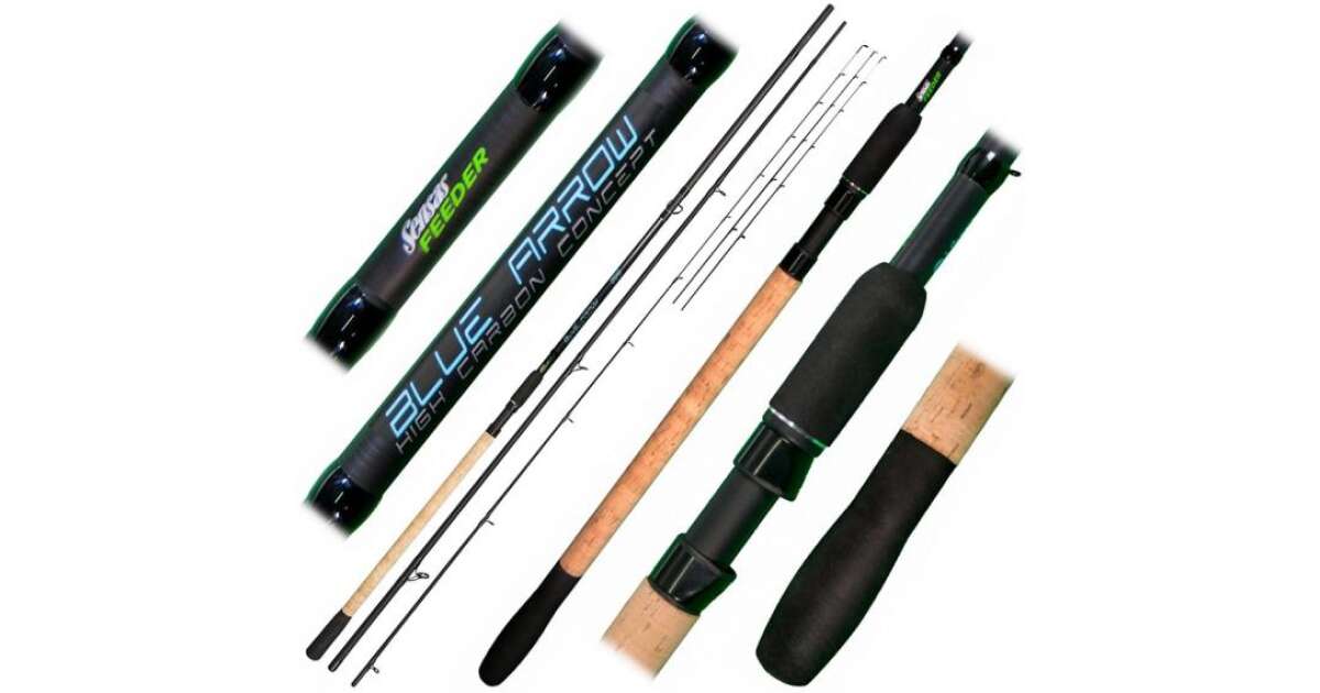 Sensas blue arrow feeder 3,6m medium 50-90g feeder,picker horgászbot ...