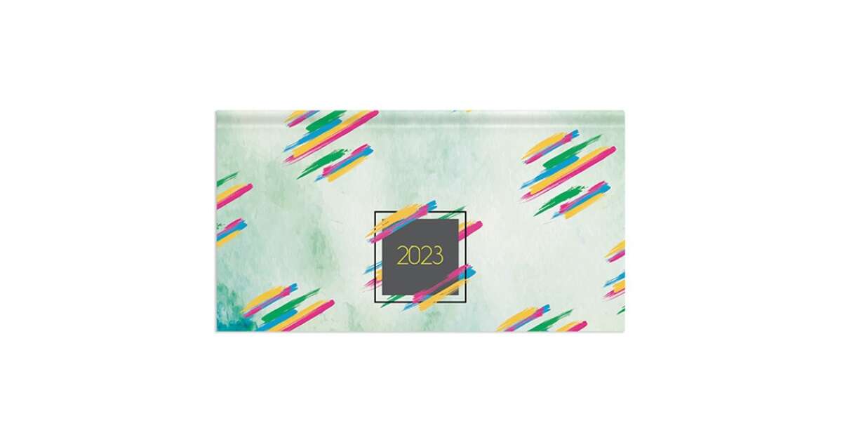 Zsebnaptár TOPTIMER Joy J030 heti fekvő fehér lapos Color 2023. | Pepita.hu