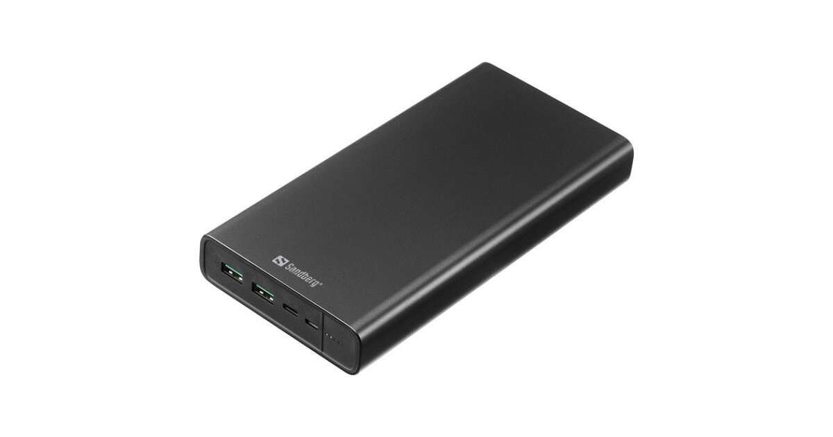 Sandberg Akkubank - Powerbank USB-C PD 100W 38400 (Bemenet: USB-C ...