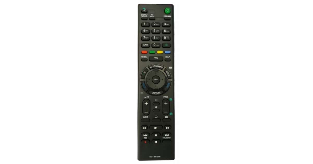 RMT-TX100E távirányító SONY LED TV-hez, utángyártott (PIL6269) | Pepita.hu