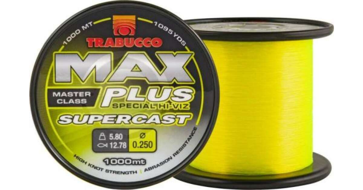Trabucco Max Plus Line Supercast 1000m 0,25mm fir | Pepita.com
