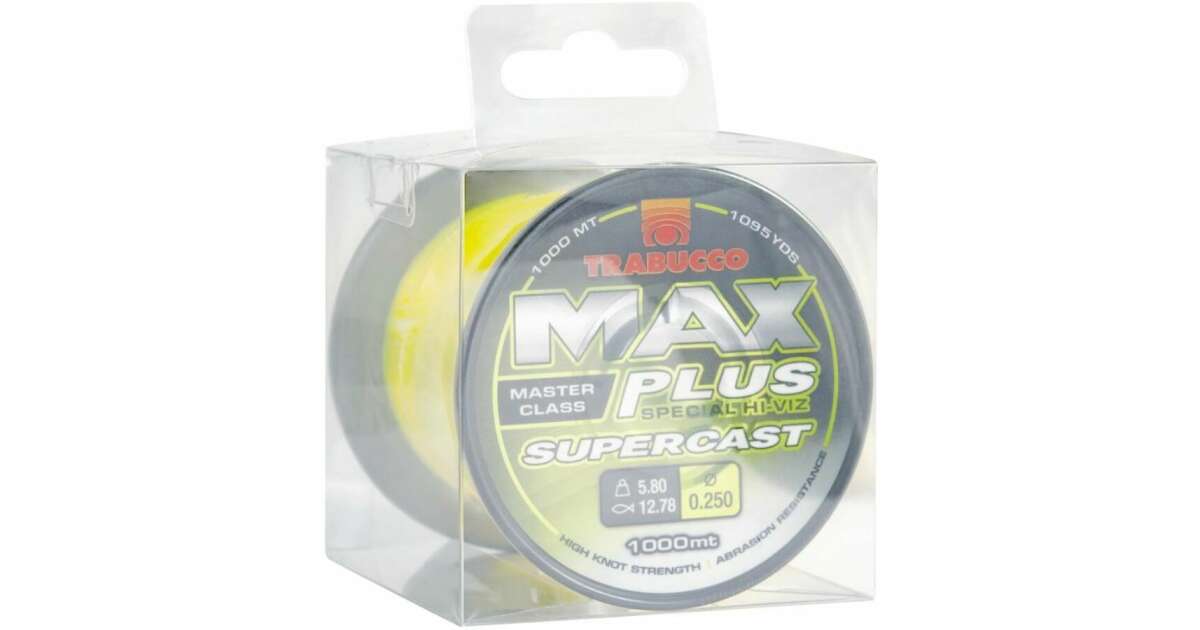 Trabucco Max Plus Line Supercast 1000m 0,25mm fir | Pepita.com