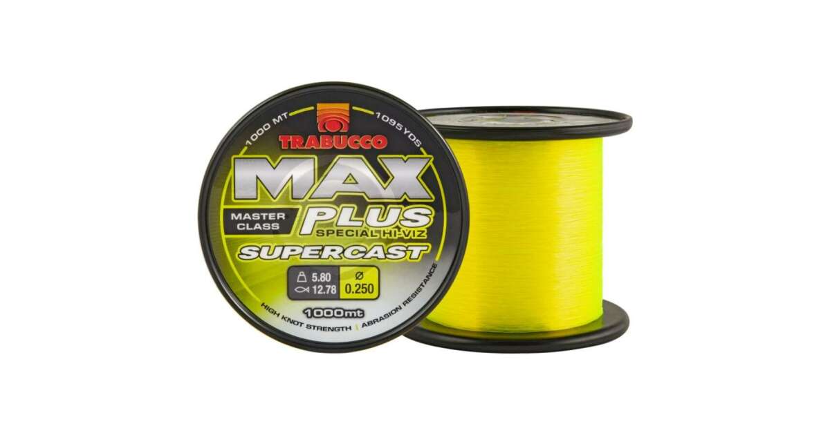 Trabucco Max Plus Line Supercast 1000m 0,25mm fir | Pepita.com