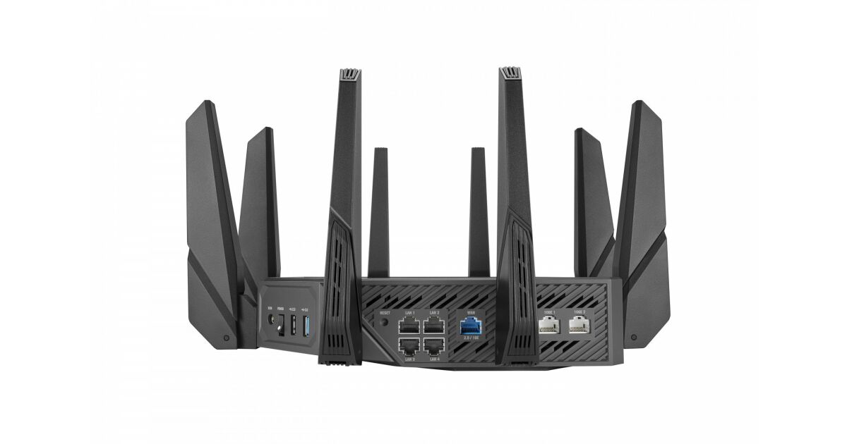 Router Gaming Wireless ASUS ROG Rapture GT-AXE16000, AXE16000, Quad ...