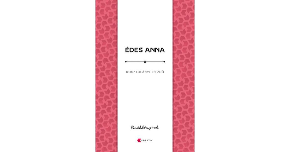 Kreativ Kiadó - Kosztolányi Dezső - Édes Anna - Regény | Pepita.hu