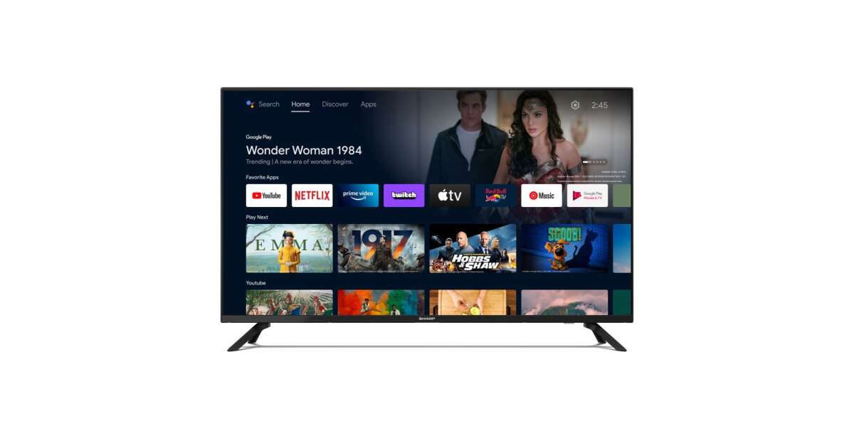 Sharp android tv hd/full hd, 40" full hd android tv™ (40fg2ea) 40FG2EA ...