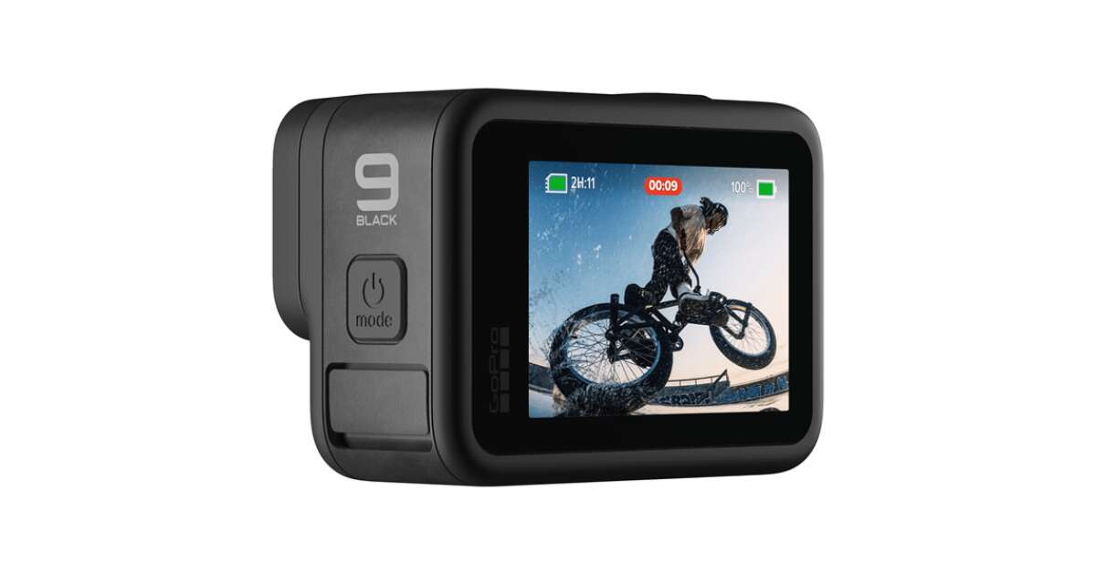 Gopro hero 9 black (5k+20mp, hypersmooth 3.0, vízálló, levehető lencse ...