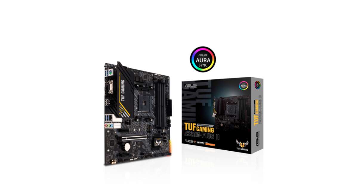 Asus alaplap am4 tuf gaming a520m-plus ii amd a520, matx TUF GAMING ...