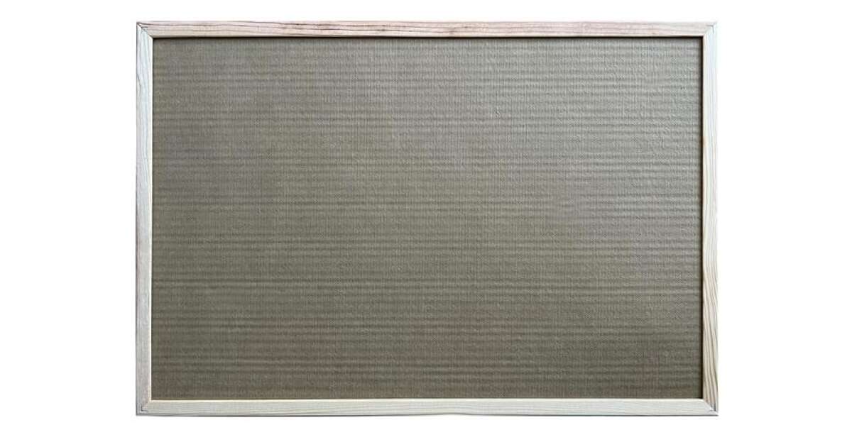 VICTORIA VISUAL Parafatábla, kétoldalas (parafa/textil), 30x40 cm, fa ...