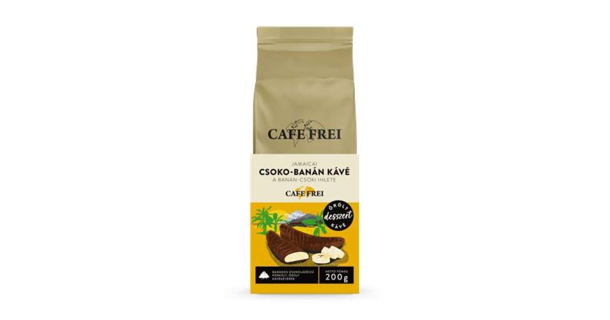 CAFE FREI Coffee, roasted, ground, 200 g, CAFE FREI Jamaican Choco ...