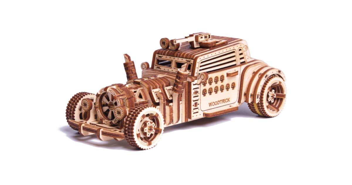 Wood Trick Apocalyptic car autó 3D fa mechanikus modell | Pepita.hu