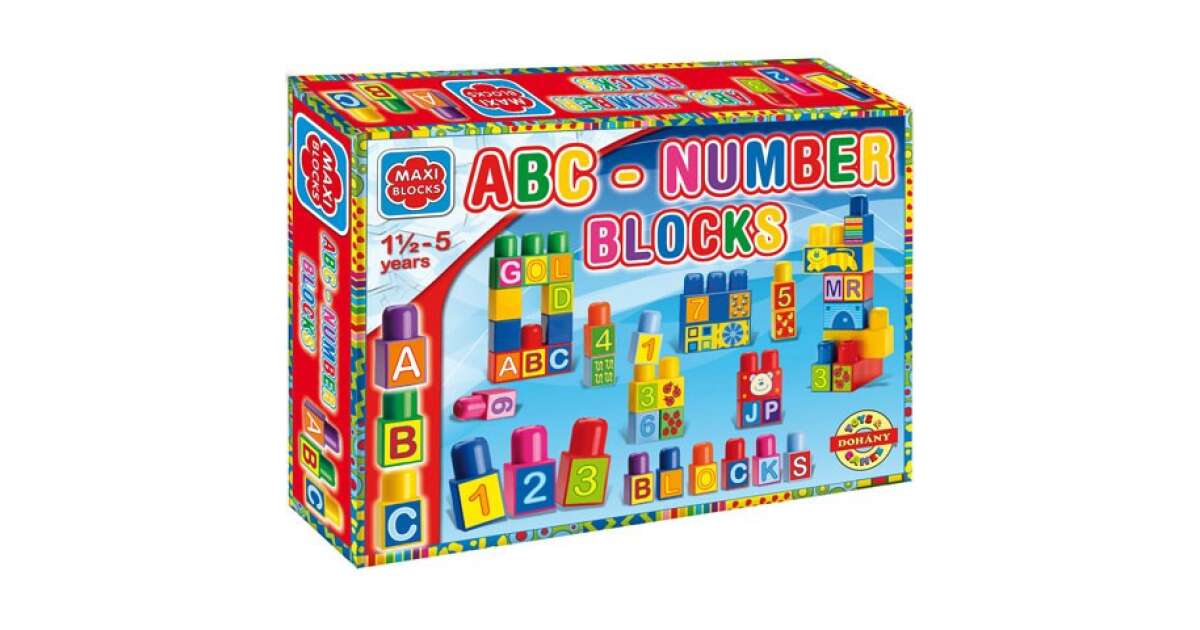 Maxi Blocks Abc Építőkockák | Pepita.hu