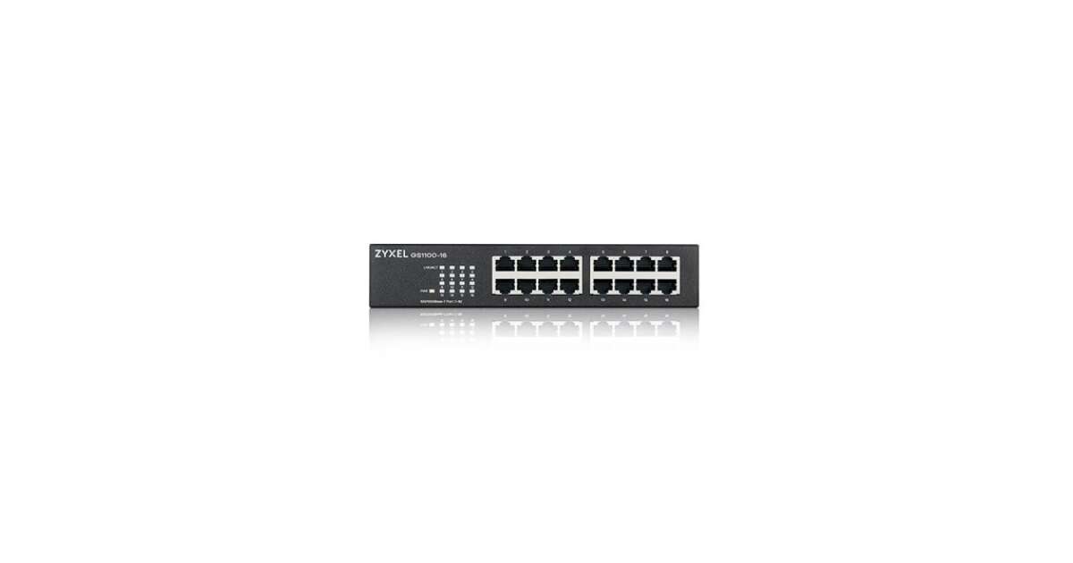 ZyXEL GS1100-16 v3 16port 10/100/1000Mbps LAN switch | Pepita.hu