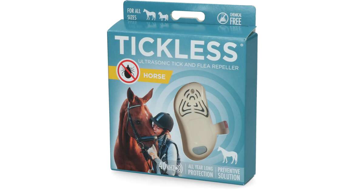 TICKLESS HORSE Bézs ultrahangos kullancsriasztó | Pepita.hu