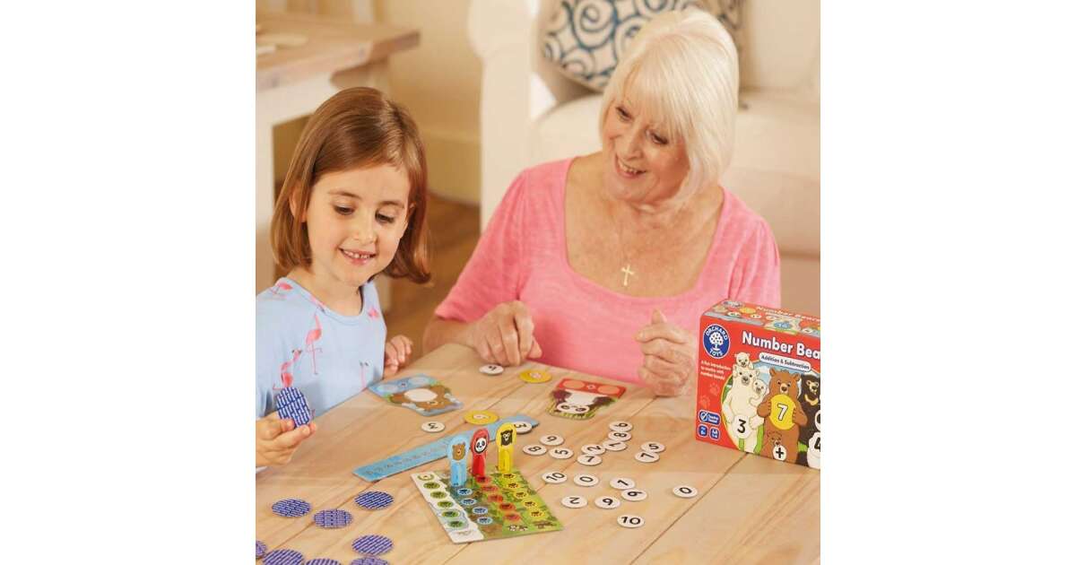 Mackó matek, társasjáték (Number Bears), ORCHARD TOYS OR113 | Pepita.hu