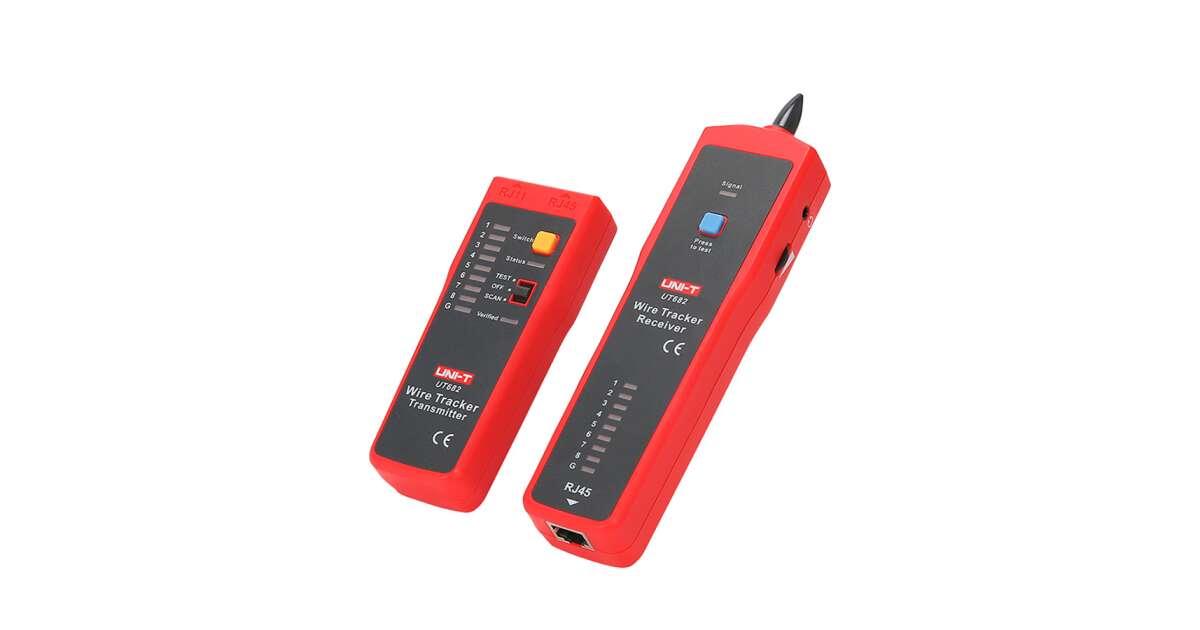 RJ45/RJ11 kábel teszter és kábel kereső UNI-T UT682 (MIE0292) | Pepita.hu
