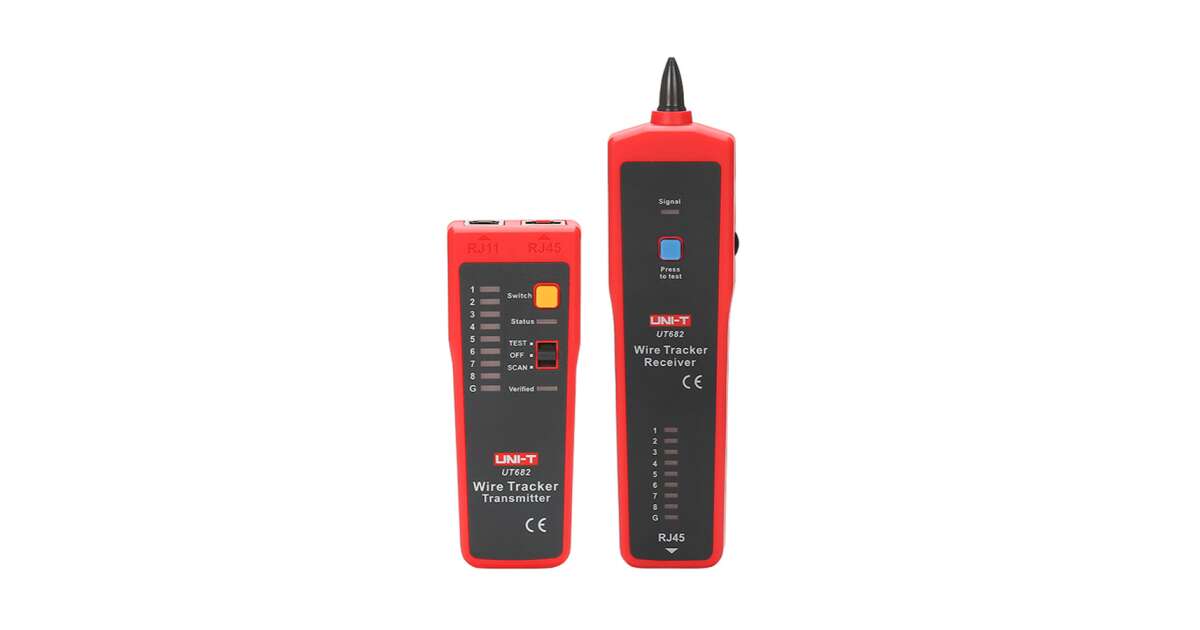 RJ45/RJ11 kábel teszter és kábel kereső UNI-T UT682 (MIE0292) | Pepita.hu