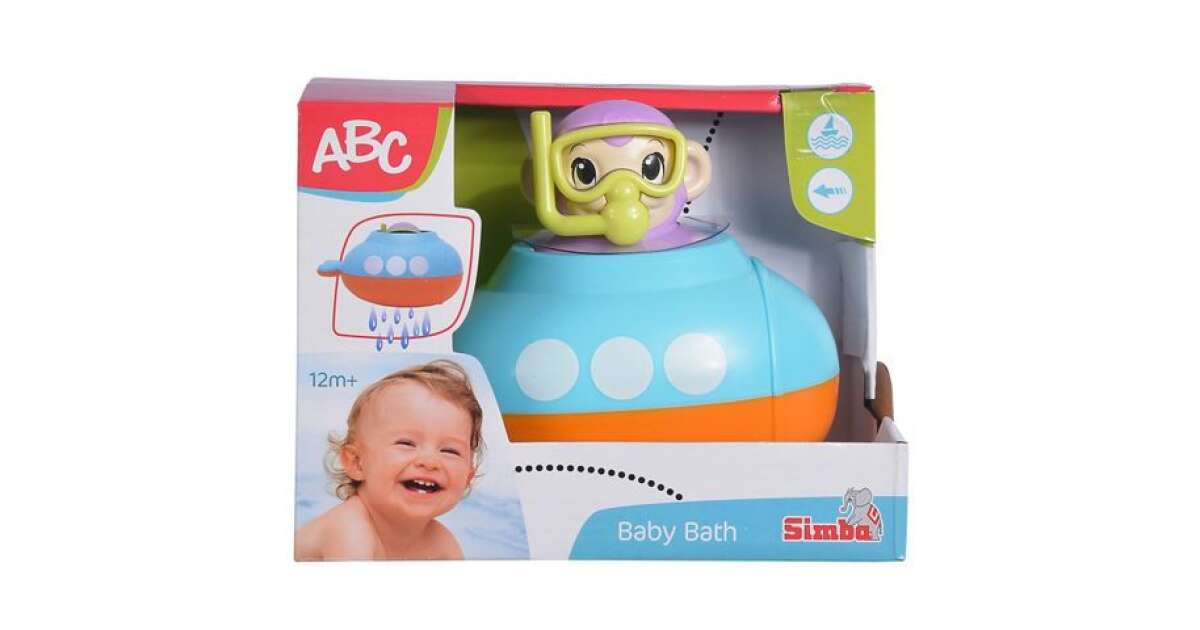 Simba Toys ABC színes tengeralattjáró fürdőjáték (104010198) | Pepita.hu