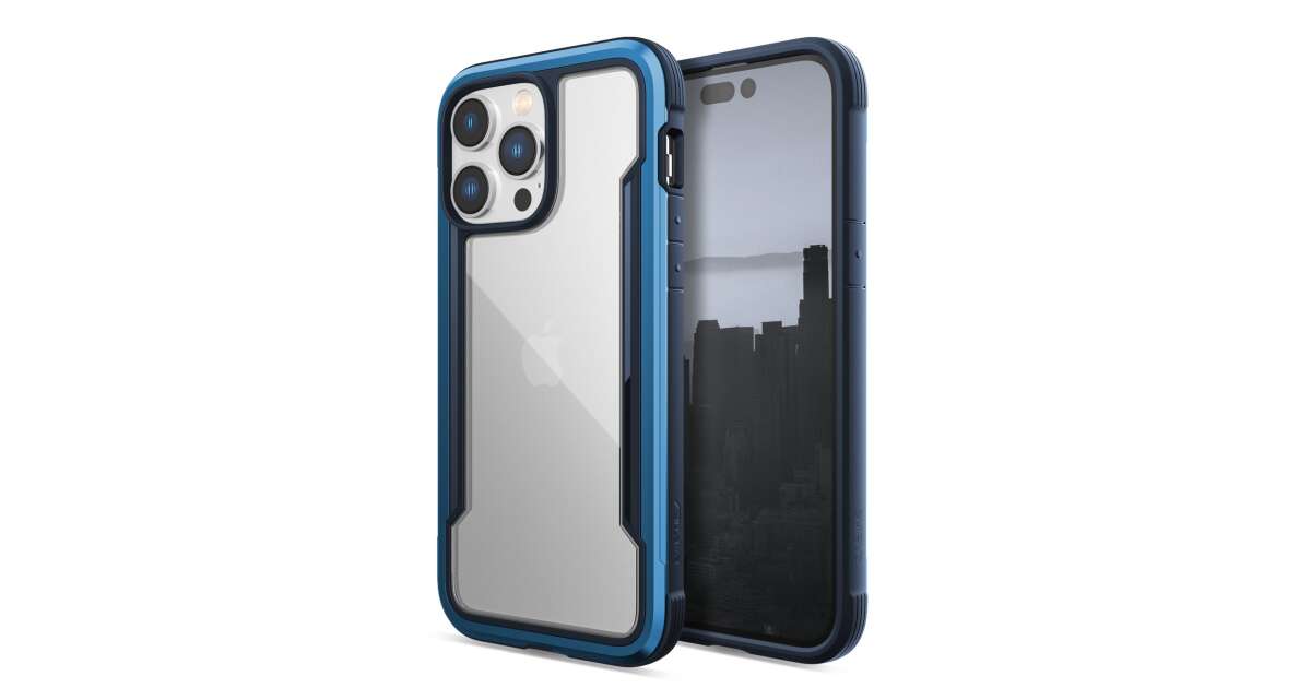 Raptic Shield tok iPhone 14 Pro Max páncélozott borítás kék | Pepita.hu