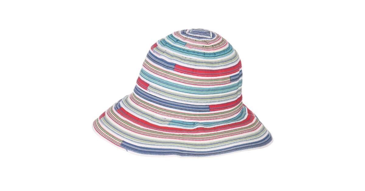 Női kalap - színes csíkos | Pepita.hu