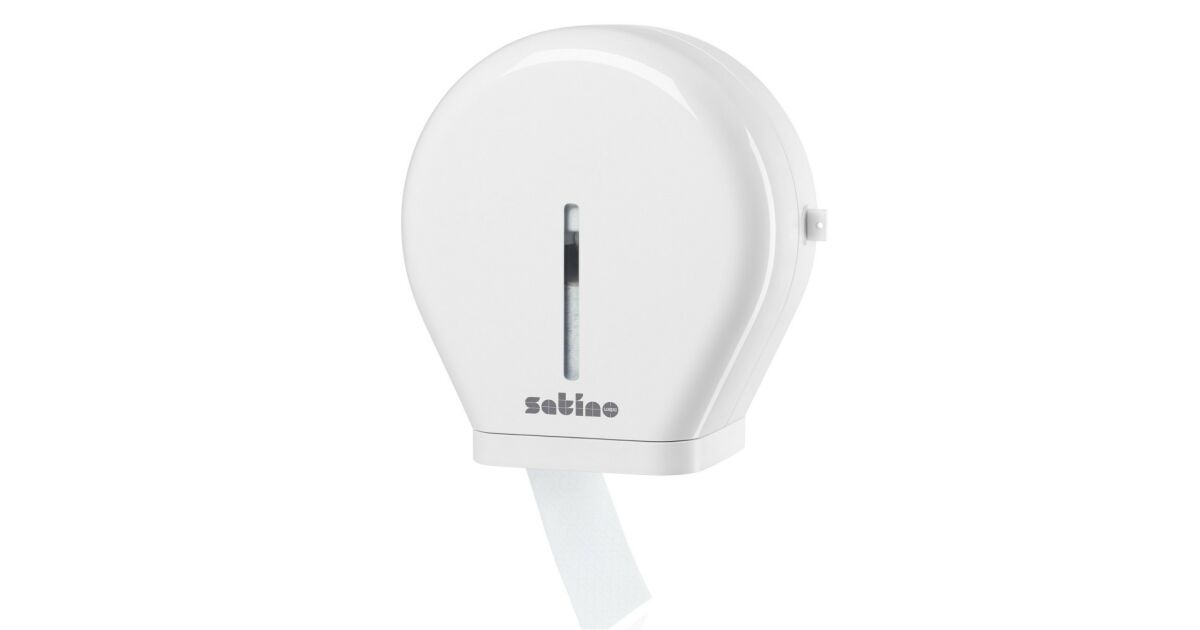 Satino Wepa Mini dozator de hartie igienica plastic ABS, alb | Pepita.com