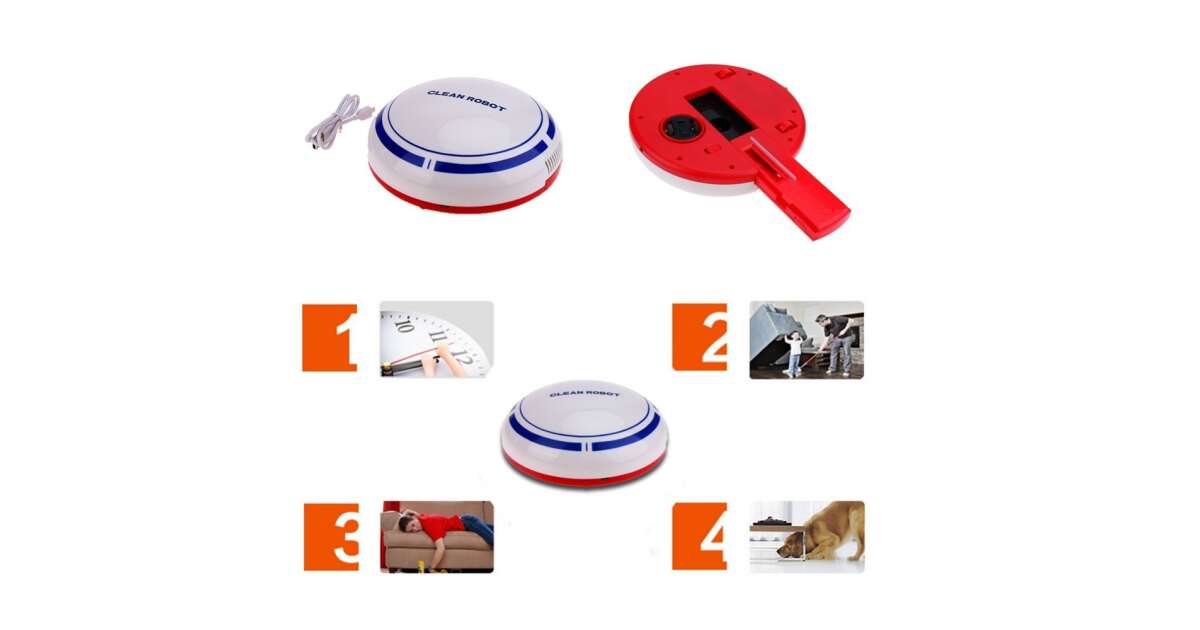 USB-keresztül tölthető mini Clean Robot | Pepita.hu