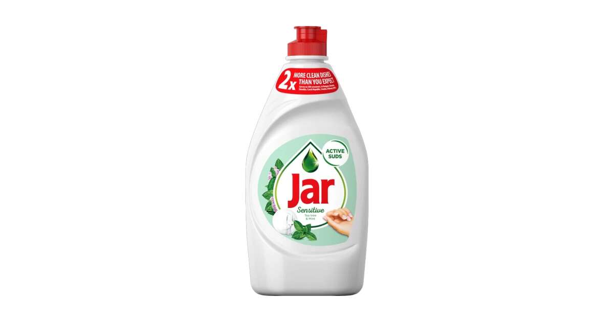 Mosogatószer 450 ml kézi jar sensitive tea tree&mint | Pepita.hu