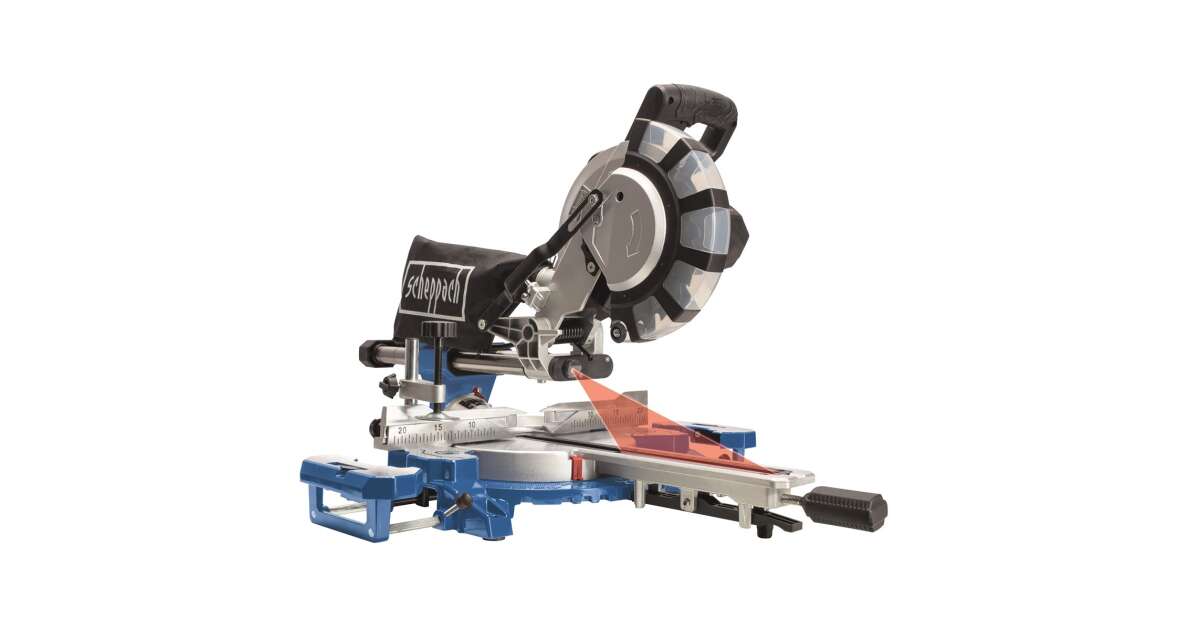 Scheppach HM 254 SPX - mitre saw with pulling function and laser ...