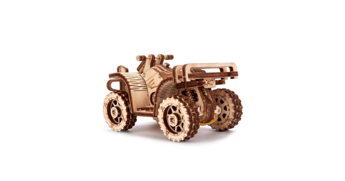 Wood Trick ATV quad 3D mechanikus fa modell | Pepita.hu